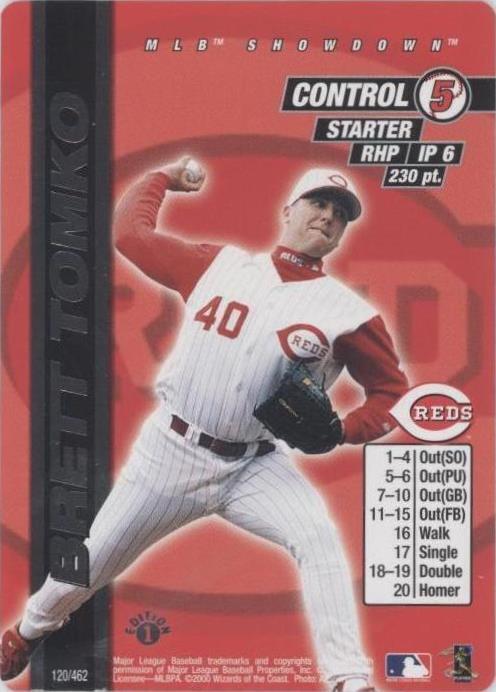 2000 MLB Showdown - Brett Tomko #120 1st Edition for sale online | eBay