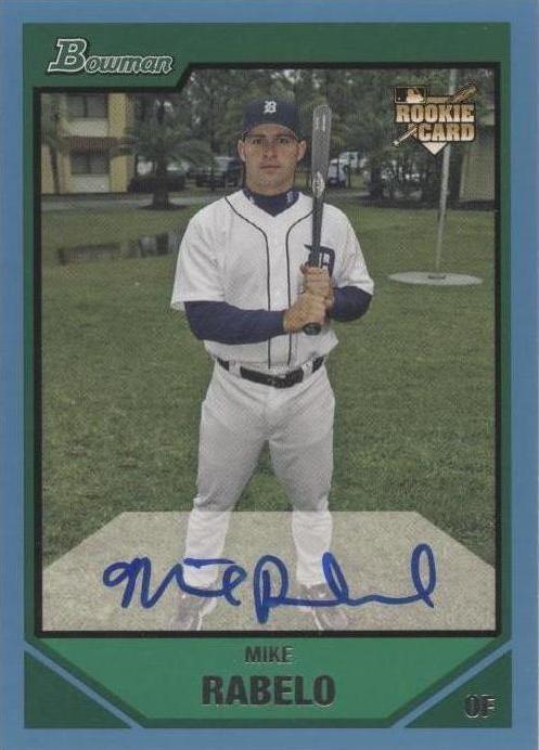 2007 Bowman - Mike Rabelo #228 Blue /500 (AU, RC) for sale online | eBay