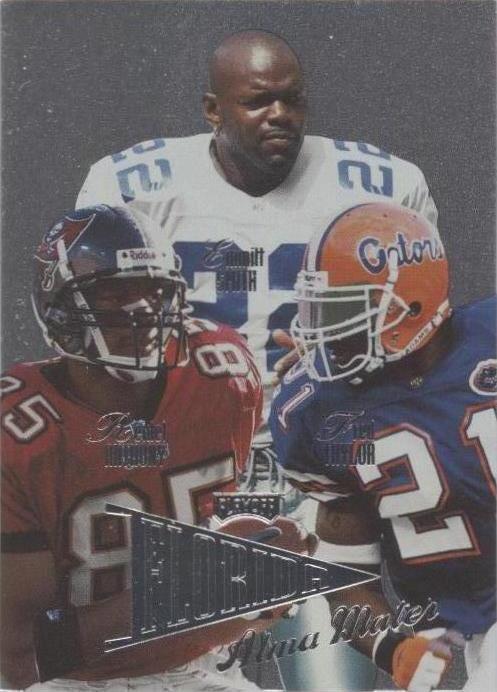 1998 Playoff Prestige - Alma Maters Emmitt Smith, Fred Taylor, Reidel ...