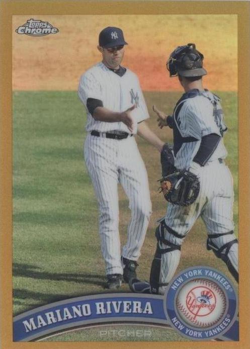 2011 Topps Chrome - Mariano Rivera #42 Gold Refractor /50 for sale online | eBay