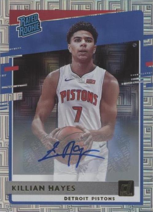2020-21 Panini Donruss - Rated Rookies Killian Hayes #204 Choice ...