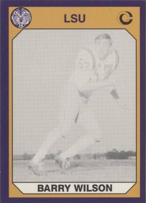 1990 Collegiate Collection LSU Tigers - Barry Wilson #102 (RC) for sale ...