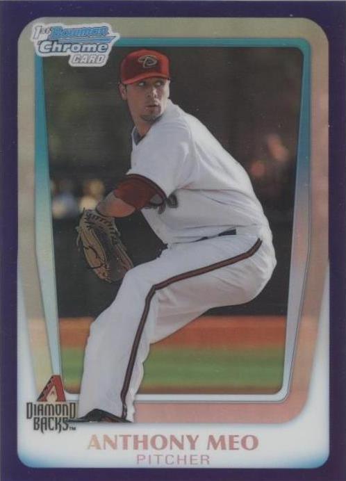 2011 Bowman Draft Picks & Prospects - Chrome Prospects Anthony Meo # ...