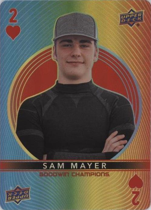 2022 Upper Deck Goodwin Champions - Playing Cards Sam Mayer #2-HEARTS ...