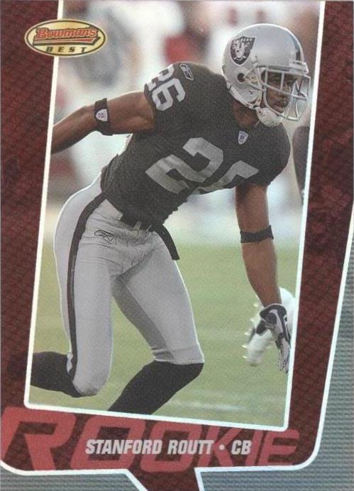 2005 Bowman's Best - Rookie Stanford Routt #51 Red /499 (RC) for sale ...