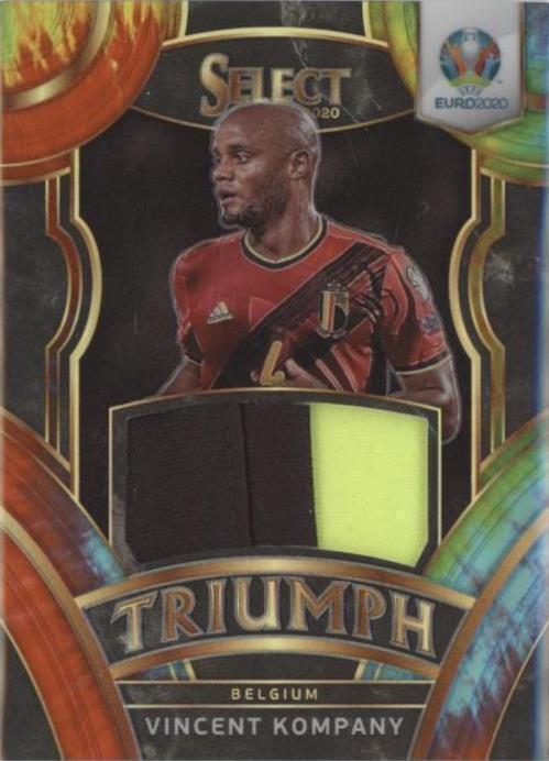 2020 Panini Select UEFA Euro Preview - Triumph Relics Vincent Kompany # ...