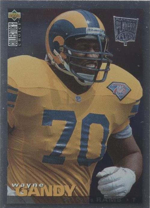 1995 Upper Deck Collector's Choice - Wayne Gandy #105 Platinum Players ...