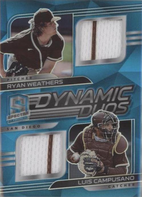 2021 Panini Spectra - Dynamic Duos Materials Ryan Weathers, Luis ...