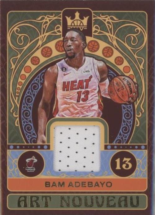 2022-23 Panini Court Kings - Art Nouveau Bam Adebayo #AN-BAM (MEM) for ...