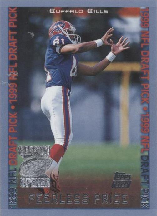 1999 Topps Season Opener - 1999 NFL Draft Pick Peerless Price #150 (RC ...