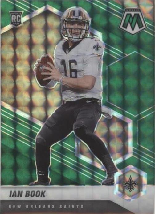 2021 Panini Mosaic - Rookies Ian Book #327 Mosaic Green Prizm (RC) for ...