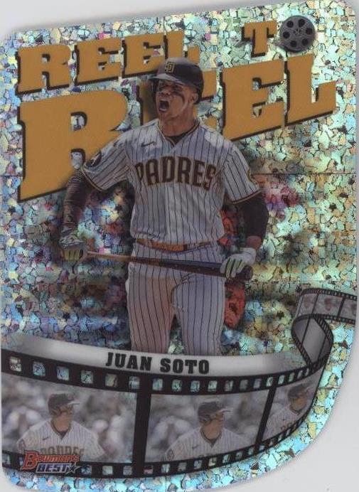 2023 Bowman's Best - Reel to Reel Die-Cuts Juan Soto #RR-25 Mini ...