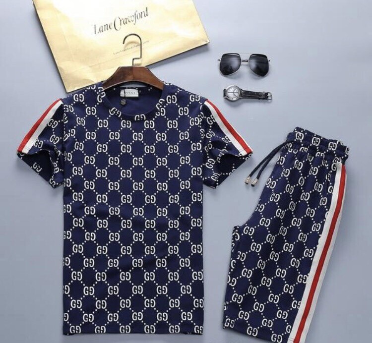Gucci Top T Shirt And Shorts Tracksuit Set All Sizes In Tower Hamlets