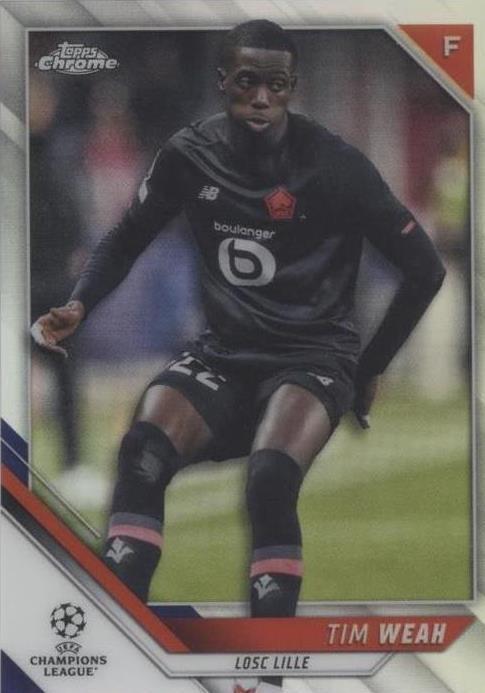 2021-22 Topps Chrome UCL - Timothy Weah #189 Refractor for sale online ...