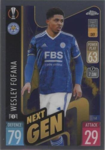 2021-22 TOPPS MATCH ATTAX UEFA WESLEY FOFANA SIGNATURE STYLE 2021-22 TOPPS MATCH ATTAX UEFA WESLEY FOFANA SIGNATURE STYLE