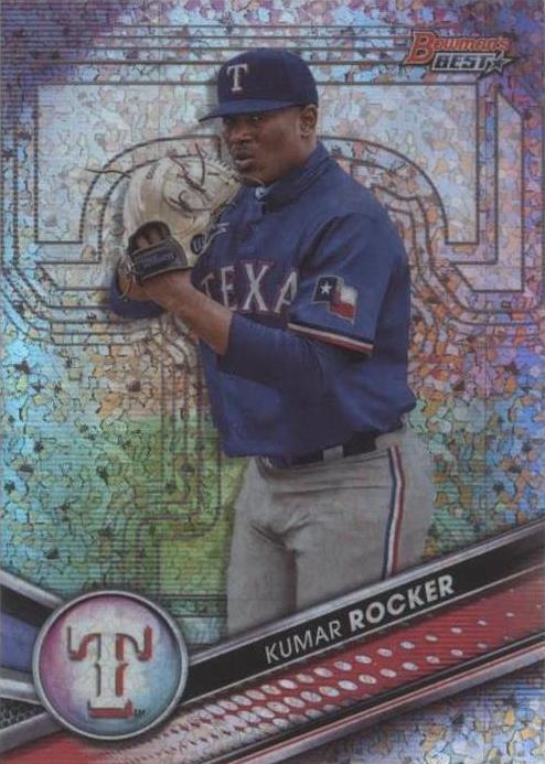 2022 Bowman's Best - Top Prospects Kumar Rocker #TP-10 Mini-Diamond ...