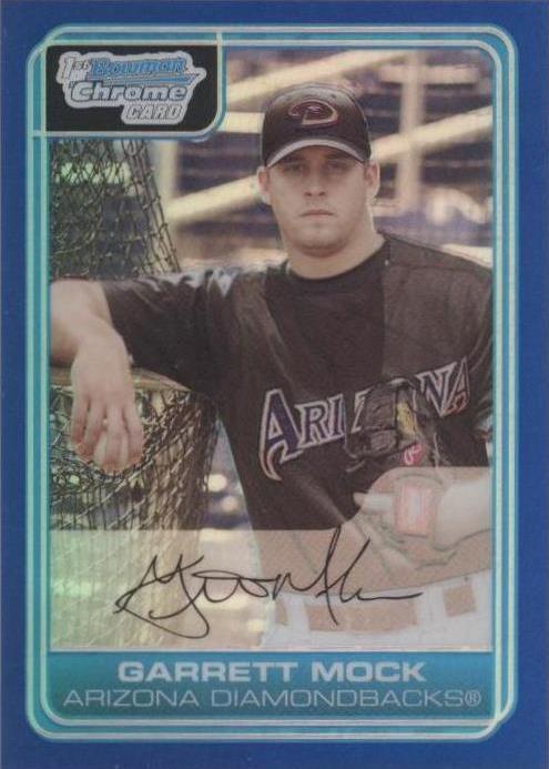 2006 Bowman Chrome - Prospects Garrett Mock #BC27 Blue Refractor /150 ...