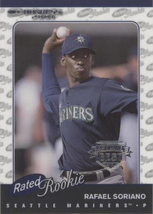 2001 Donruss - Rated Rookie Rafael Soriano #194 Baseball's Best Silver ...