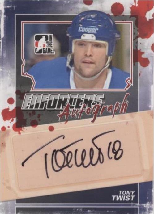 2011-12 In the Game Enforcers - Autographs Tony Twist #A-TT (AU) for ...