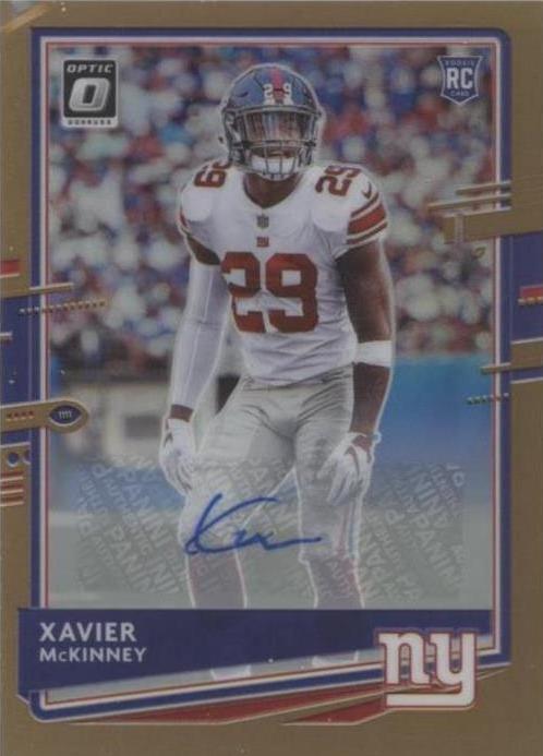 2020 Panini Donruss Optic - Rookies Xavier McKinney #121 Bronze Prizm ...