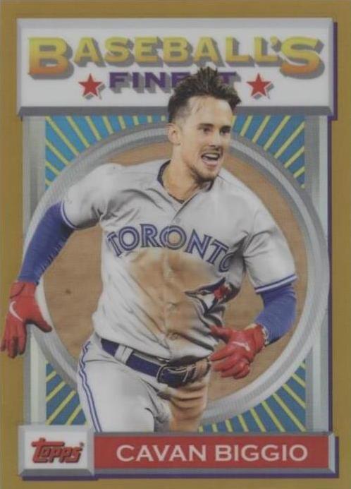 2020 Topps Finest Flashbacks - Cavan Biggio #168 Gold Refractor /50 for ...