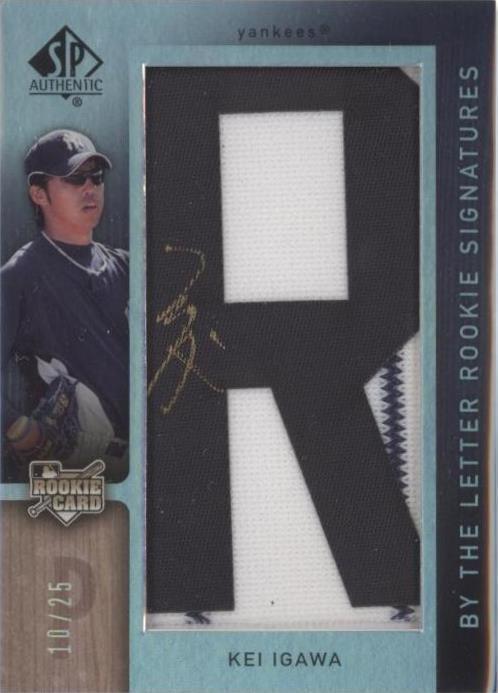 2007 SP Authentic - By the Letter Rookie Signatures Kei Igawa #114 ...