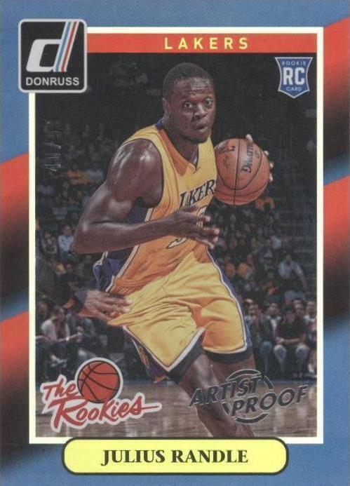 2014-15 Panini Donruss - The Rookies Julius Randle #6 Artist's Proof ...