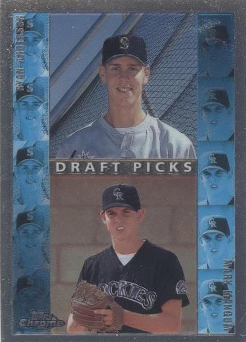 1998 Topps Chrome - Draft Picks Ryan Anderson, Mark Mangum #491 (RC ...