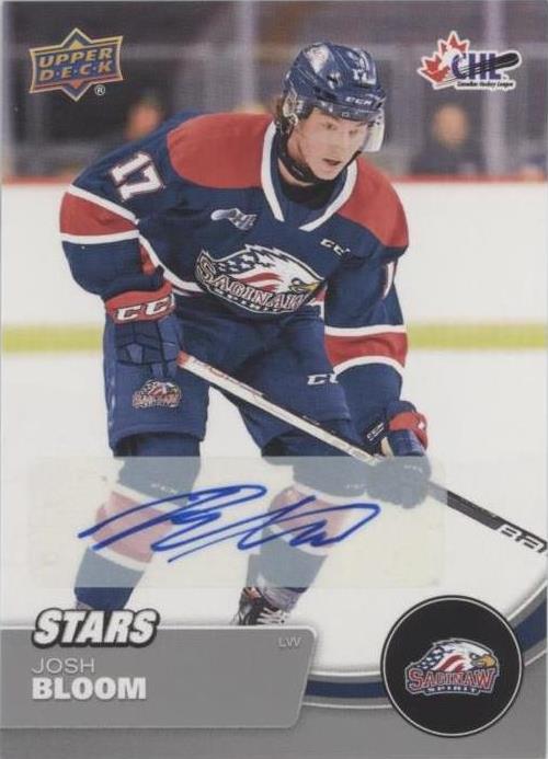 2021-22 Upper Deck CHL - Stars Autographs #309 Josh Bloom (AU, RC) for ...