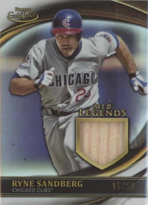 2020 Topps Gold Label - MLB Legends Relics #MLR-RS Ryne Sandberg /50 ...