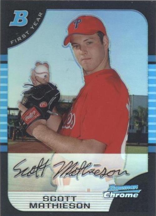 2005 Bowman Chrome - First Year Scott Mathieson #201 Refractor (RC) for ...
