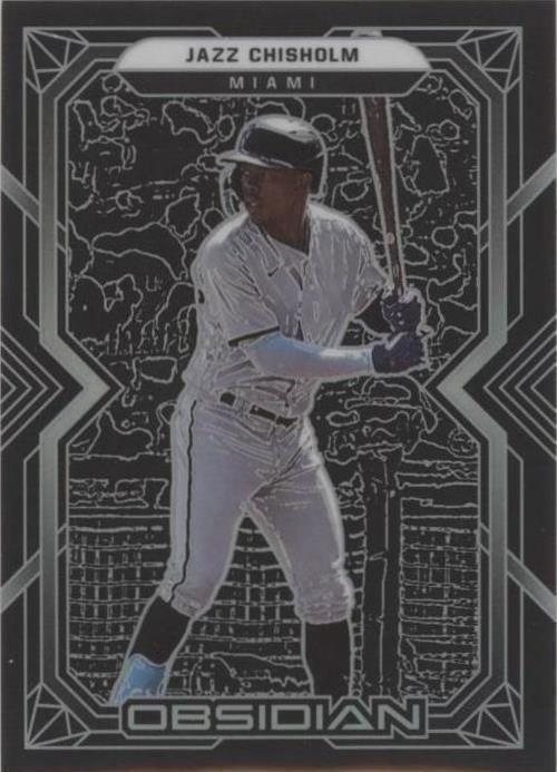 2022 Panini Chronicles - Obsidian Jazz Chisholm #41 for sale online | eBay