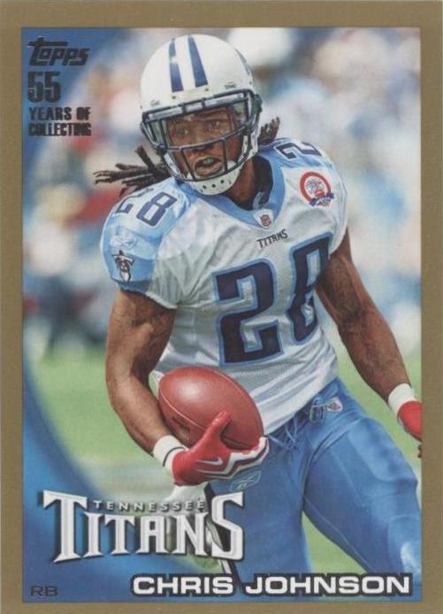 2010 Topps - Chris Johnson #40 Gold /2010 for sale online | eBay
