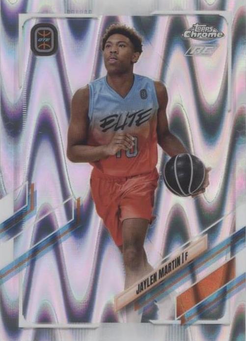 2021-22 Topps Chrome OTE Overtime Elite - Jaylen Martin #43 RayWave ...
