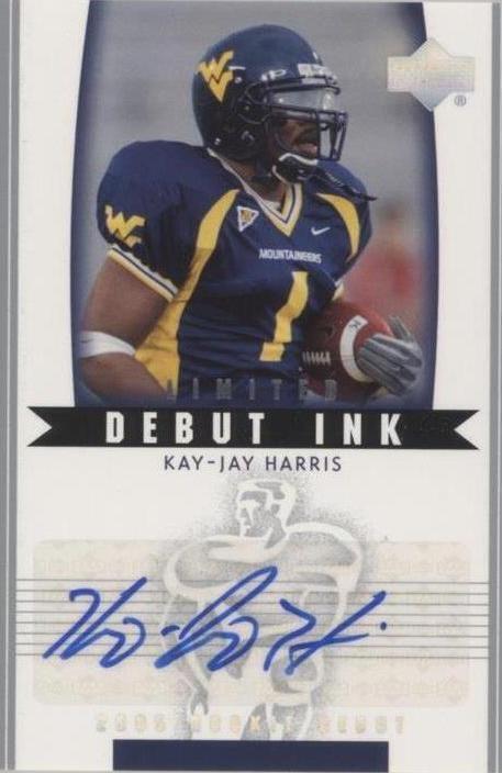 2005 Upper Deck Rookie Debut - Debut Ink Kay-Jay Harris #DI-KH Limited ...