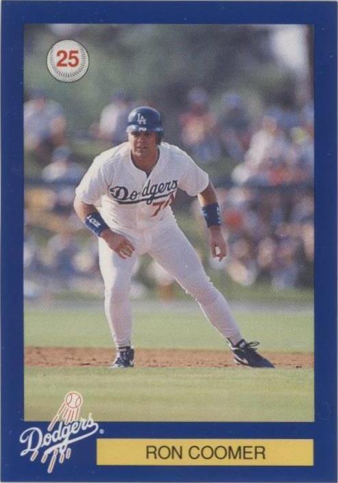 1995 Los Angeles Dodgers D.A.R.E. - #25 Ron Coomer (RC) for sale online ...