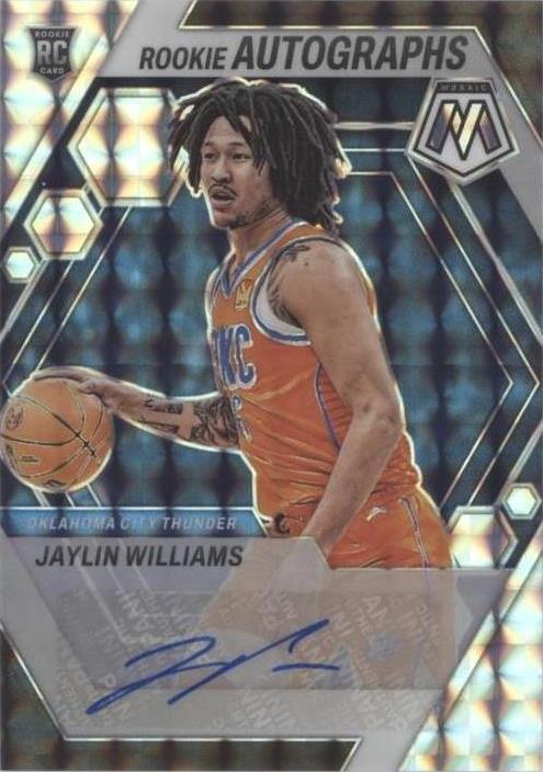 2022-23 Panini Mosaic - Rookie Autographs Mosaic #RA-JAY Jaylin Williams (AU, RC) for sale ...