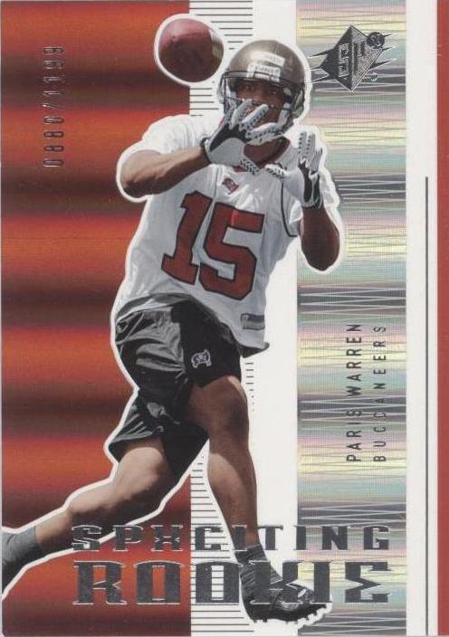 2005 SPx - SPxciting Rookie #106 Paris Warren /1199 (RC) for sale ...