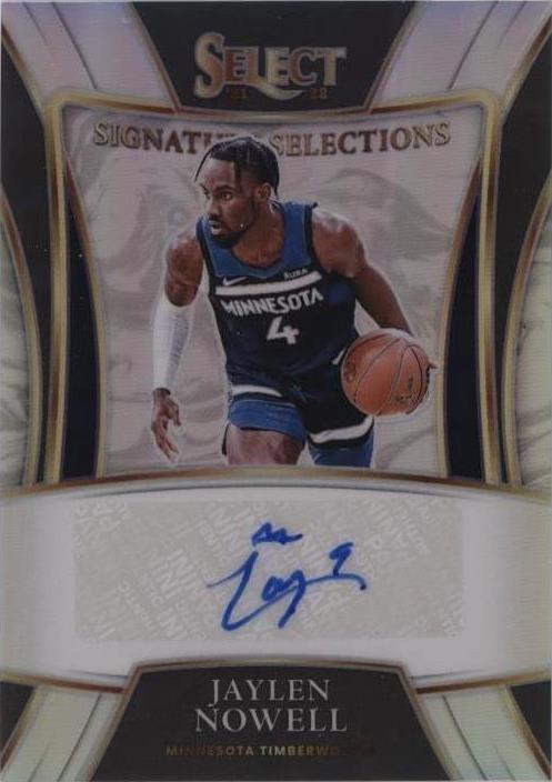 2021-22 Panini Select - Signature Selections Jaylen Nowell #SS-45 ...