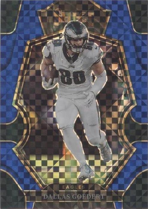 2022 Panini Select - Premier Level Dallas Goedert #181 Blue Prizm /149 ...