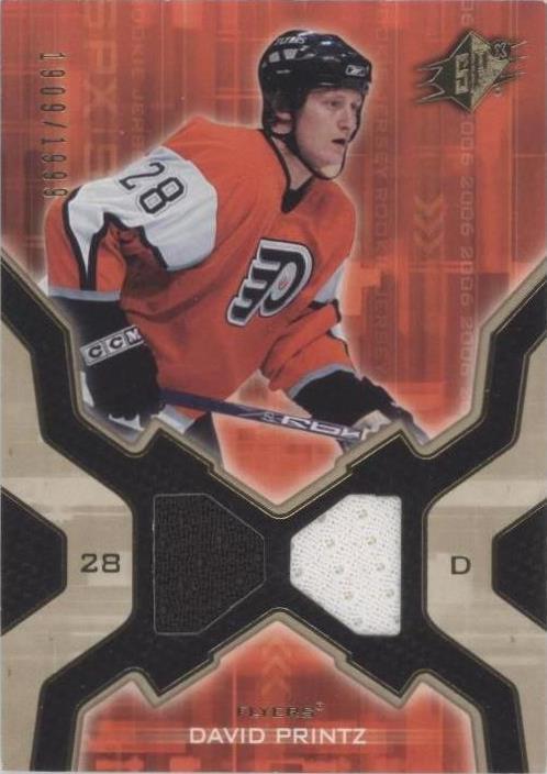 2006-07 SPx - Rookie Jersey David Printz #147 /1999 (MEM, RC) for sale ...