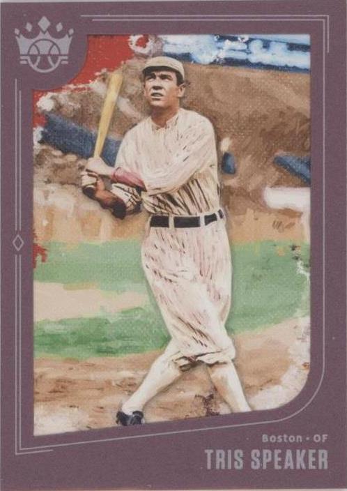 2019 Panini Diamond Kings - Plum Framed #12 Tris Speaker for sale ...