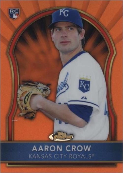 2011 Topps Finest - Orange Refractor #96 Aaron Crow /99 (RC) for sale ...