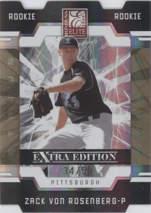 2009 Donruss Elite Extra Edition - Status Gold #139 Zach Von Rosenberg ...