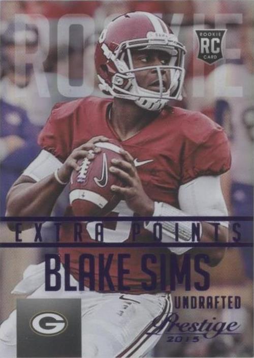 2015 Panini Prestige - Rookie Extra Points Purple #209 Blake Sims /100 ...