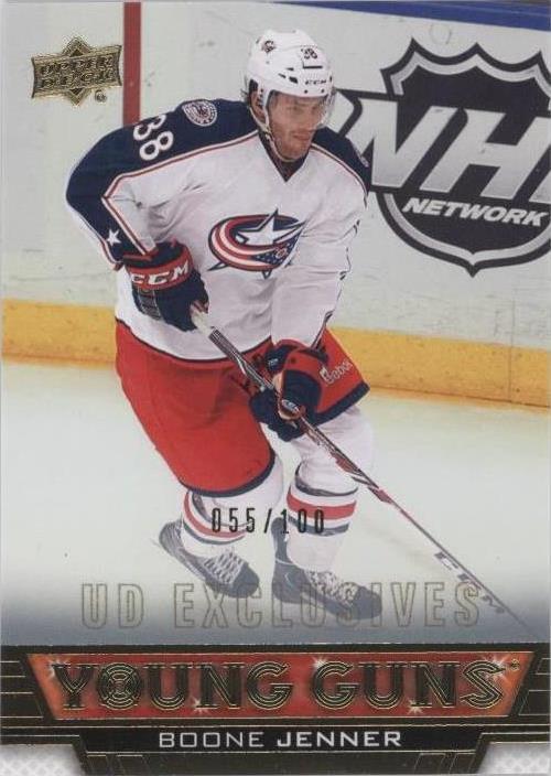 2013-14 Upper Deck - Young Guns UD Exclusives #225 Boone Jenner /100 ...