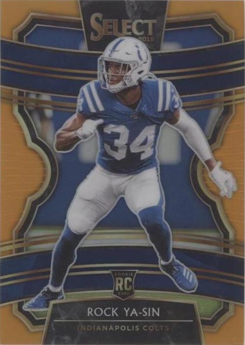 2019 Panini Select - Concourse Orange Prizm #85 Rock Ya-Sin /49 (RC ...