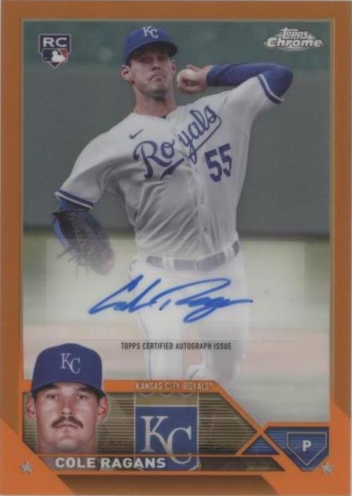 2023 Topps Chrome Update Series - Autographs Cole Ragans #AC-CRA Orange ...
