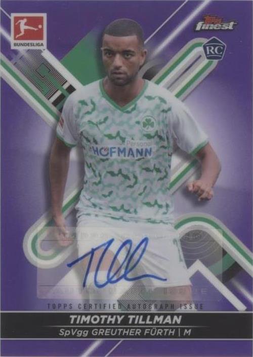 2021-22 Topps Finest Bundesliga - Purple Refractor Autographs #74 ...