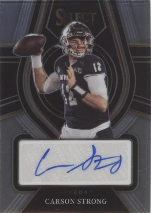 2022 Panini Select Draft Picks - Rookie Signatures Carson Strong #RS ...